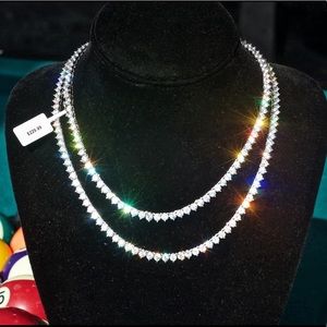 VLONE | Accessories | 42 Ctw Vvs Tennis Chain | Poshmark